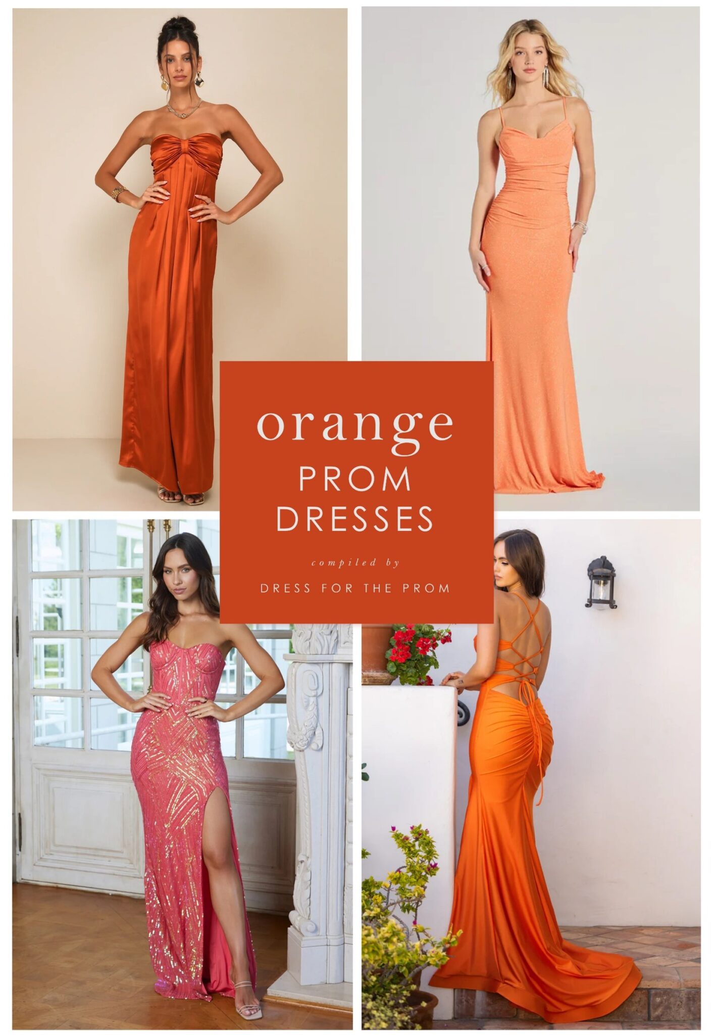 Coral and Orange Prom Dresses in Formal Styles We Love - Dress for the Prom
